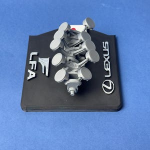 Lexus LFA V10 Engine Model – 3D Printed Display | Japanese Supercar ...