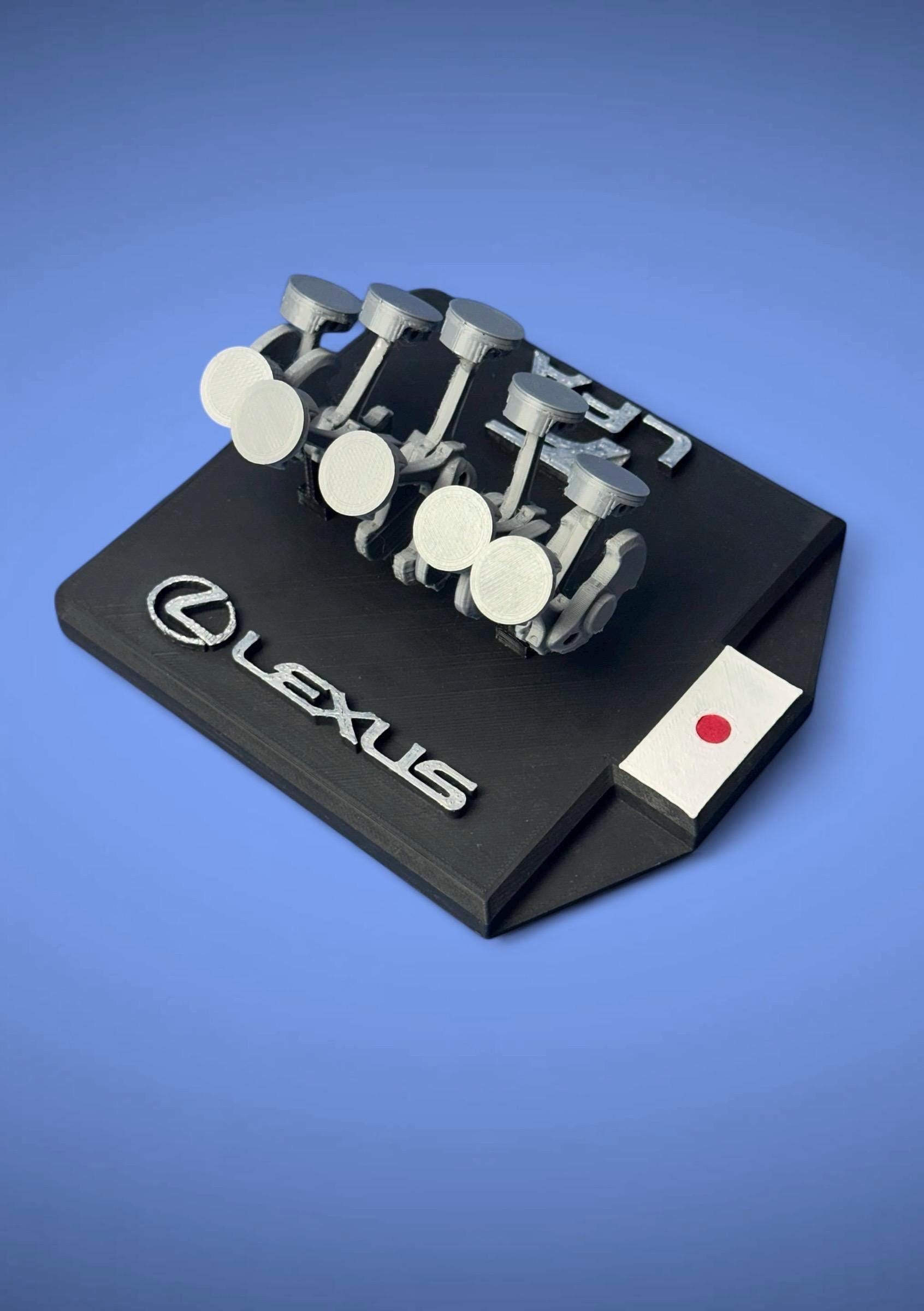 Lexus LFA V10 Engine Model: 3D Printed Japanese Supercar Collectible - Etsy
