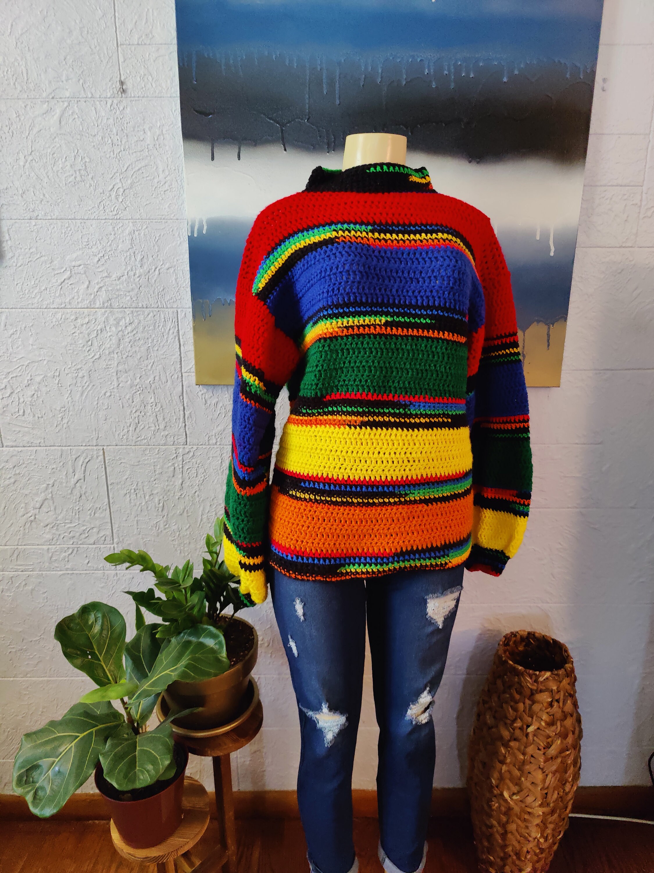 The Crayon Box Sweater - Etsy