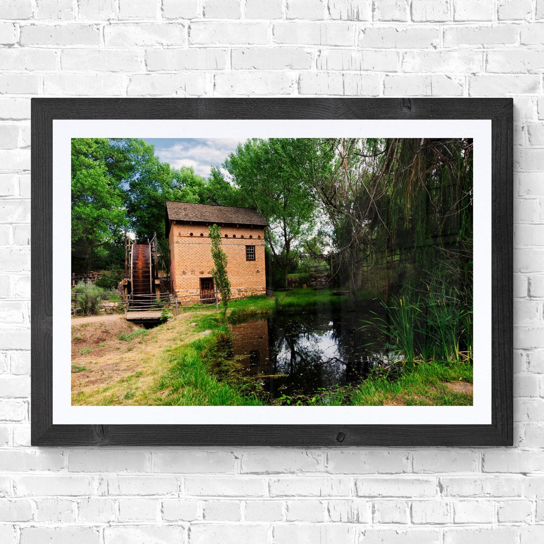 Adobe Water Mill Digital Download Landscape Photography New Mexico - Etsy