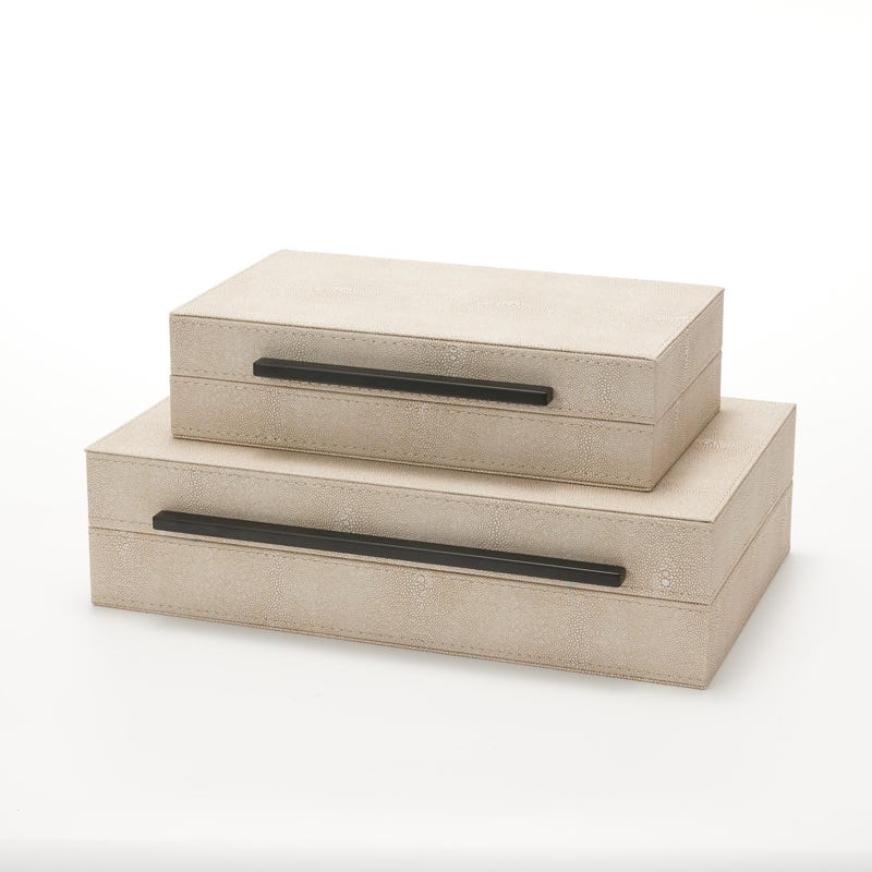 Large Leather Desk Box - Etsy