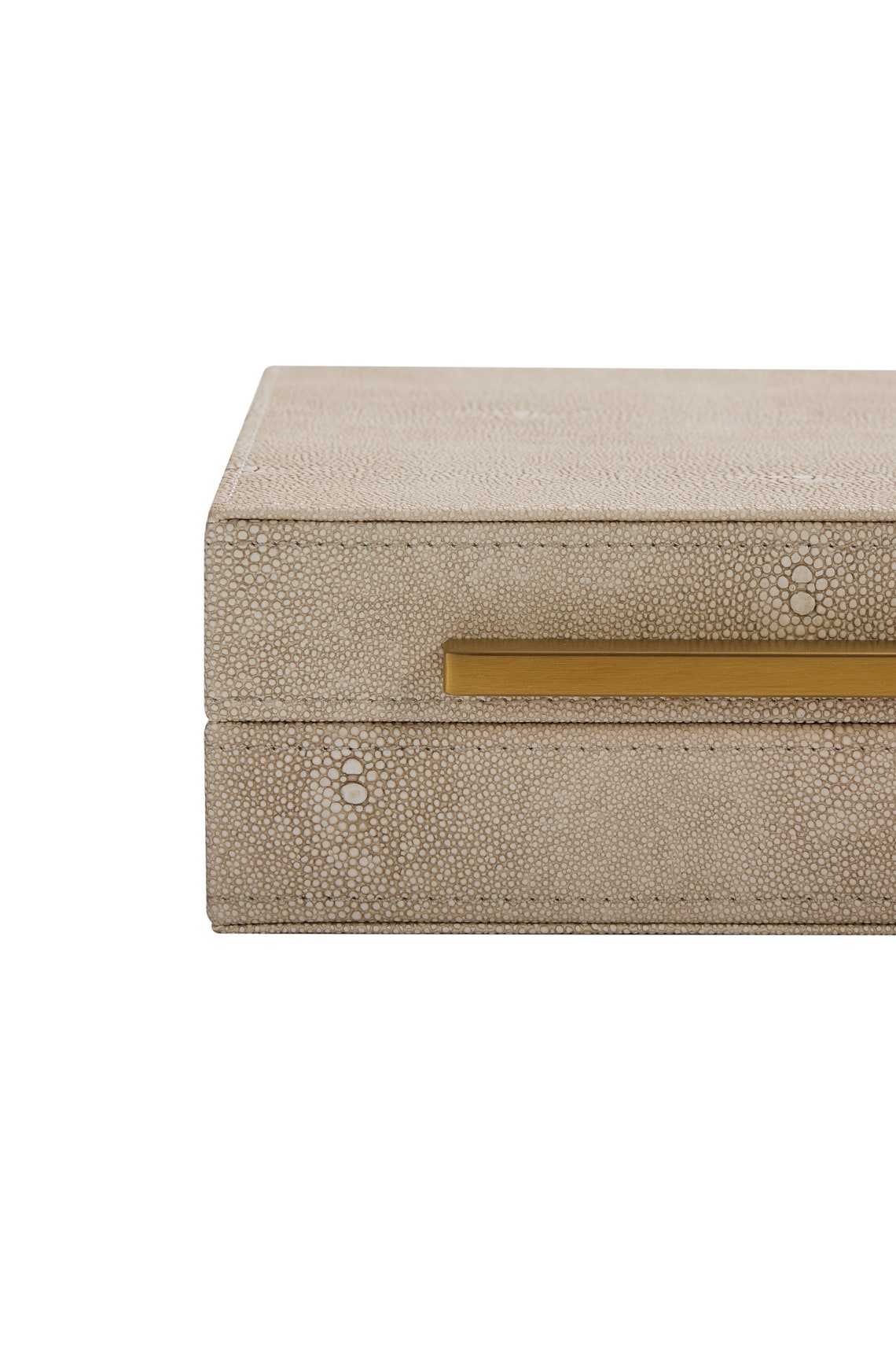 Faux Ivory Shagreen Storage Box, Decorative Box, Desk Organizer ...