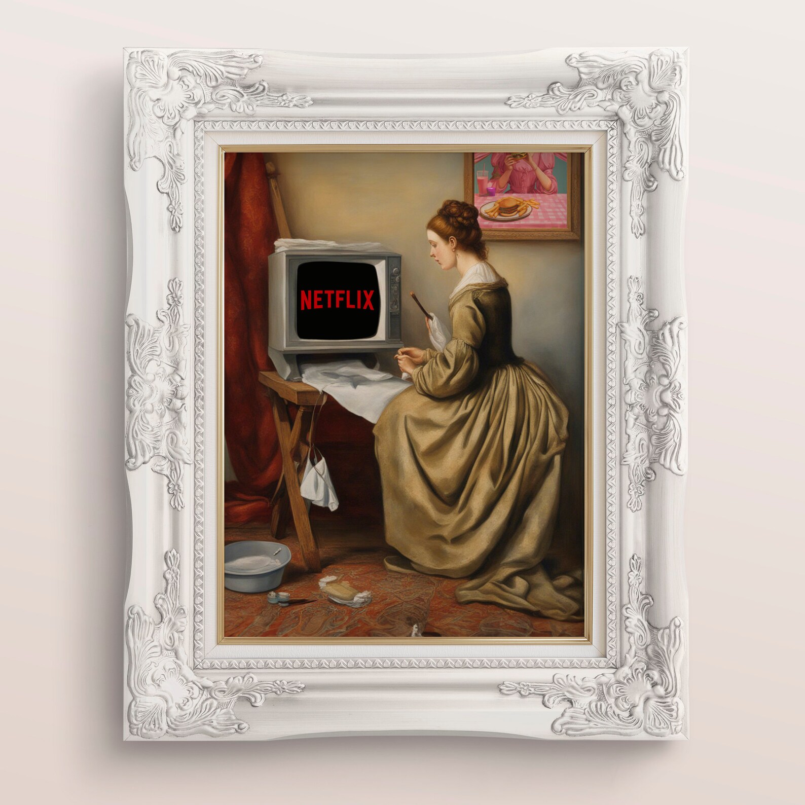 Chill Altered Painting Renaissance Print Download | Renaissance ...