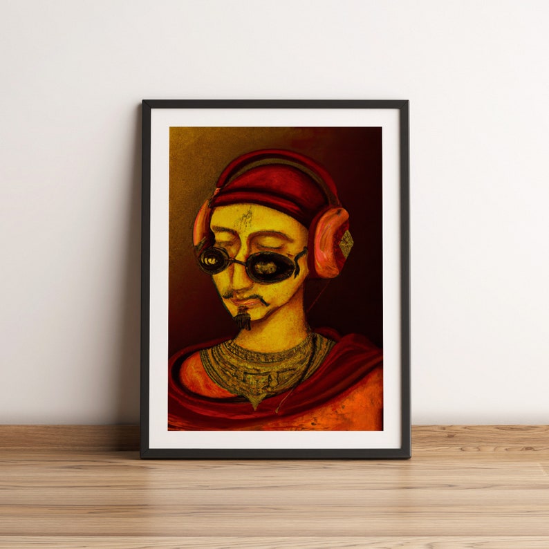 Renaissance Alter Art Digital Download, Large Eclectic Wall Decor ...