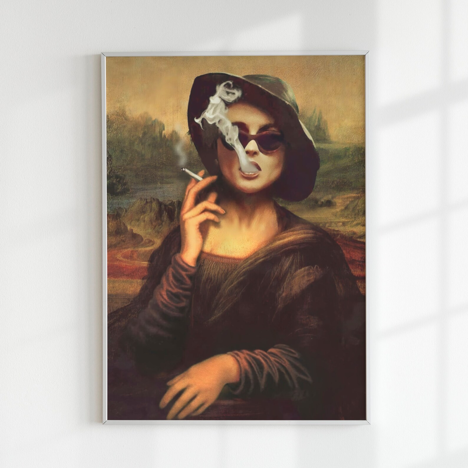 Marla Singer Altered Art Print, Altered Vintage Art, Altered Portrait ...