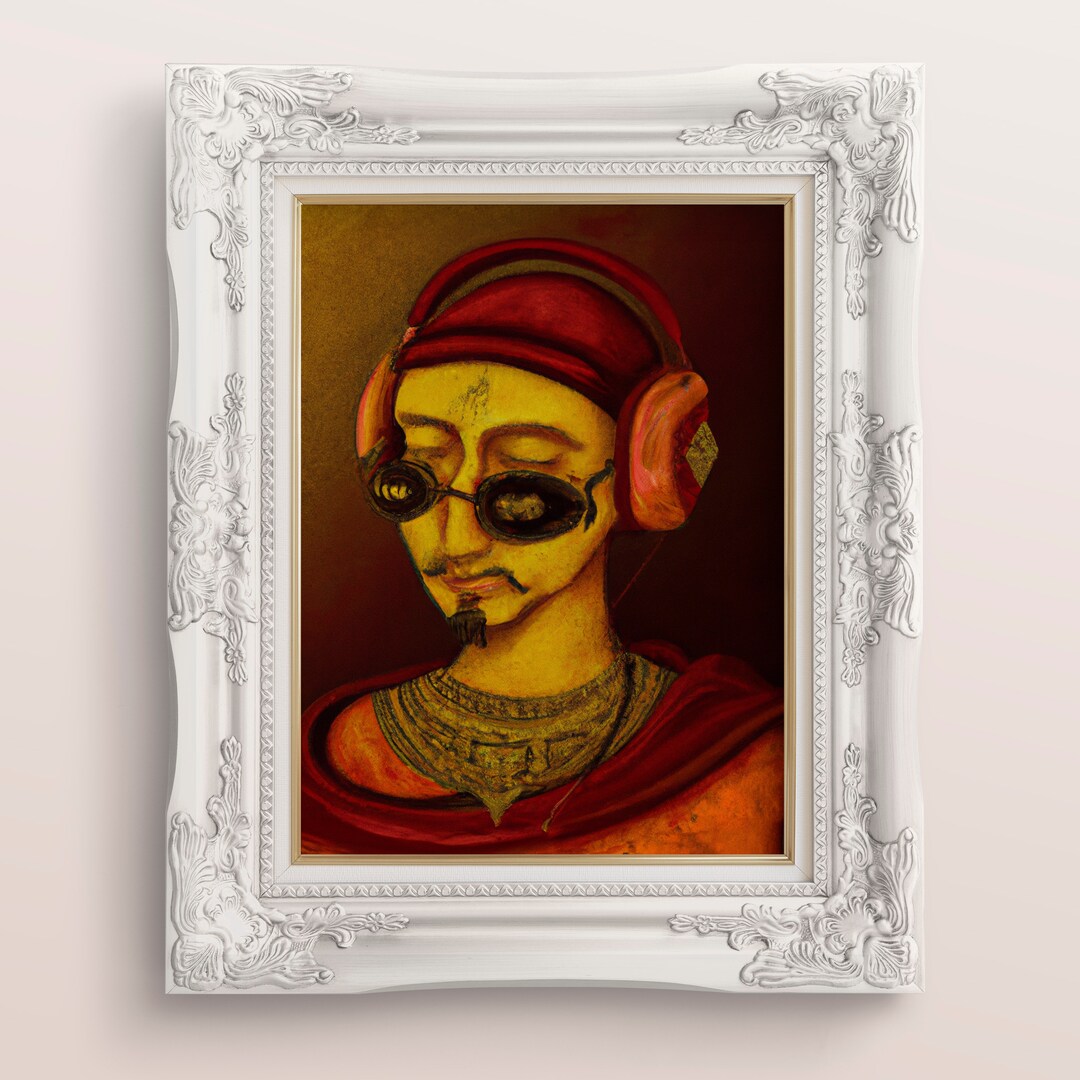 Renaissance Alter Art Digital Download, Large Eclectic Wall Decor ...