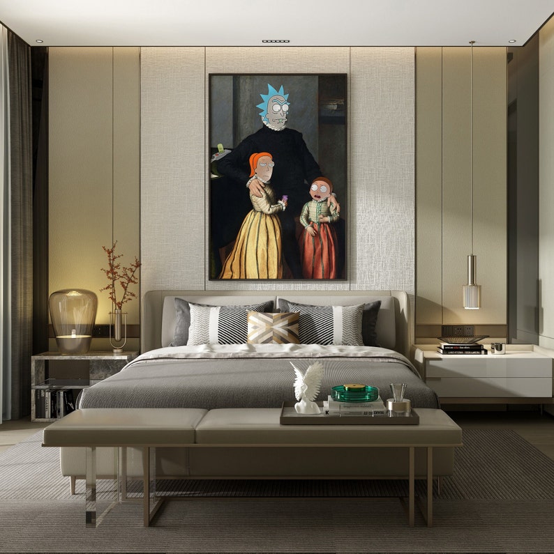 Animation Tv Series Printable Altered Art Wall Poster, Altered Renaissance Painting, Preppy Room ...