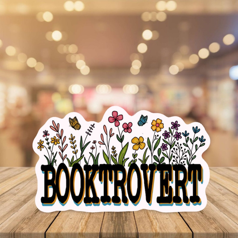 Colorful Reading Stickers 3 Handmade Stickers Booktrovert - Etsy