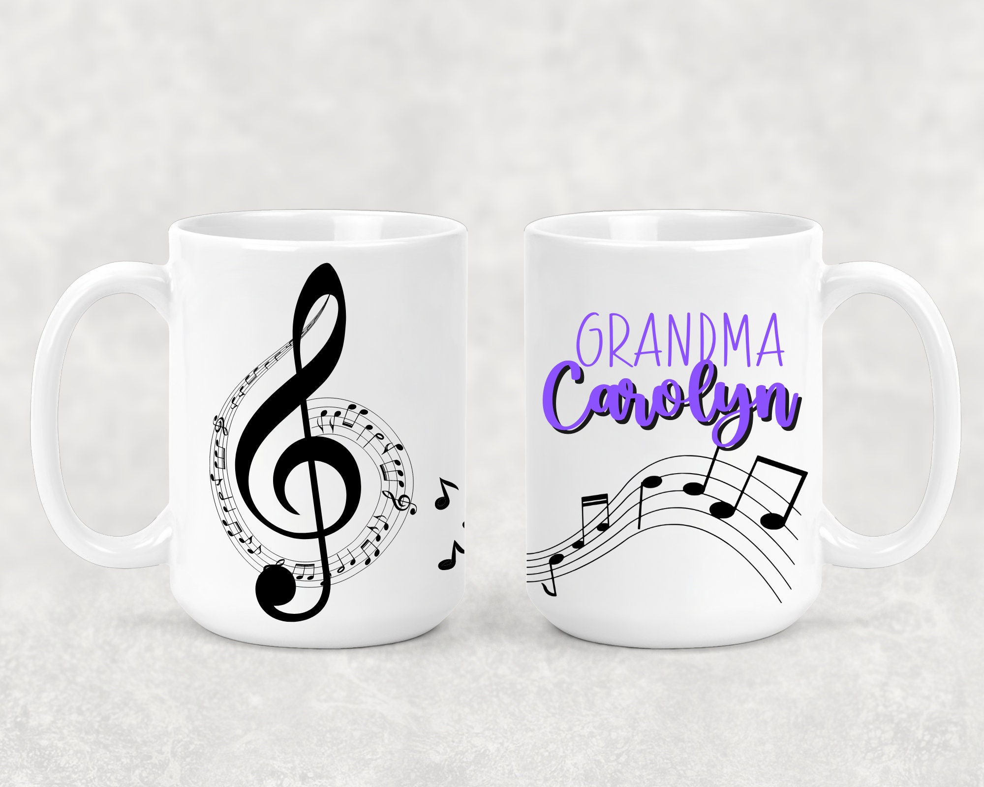 Ahm Music Note Mug