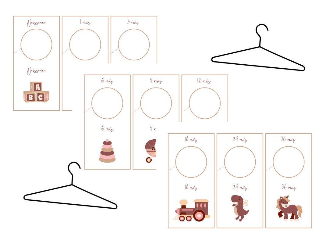 Baby Wardrobe Separator, Dressing Organization, Terracotta, Toys, Size ...