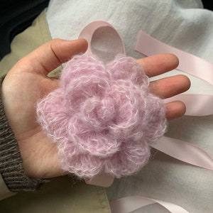 PDF Rose Flower Accessories Crochet Pattern, Rose Flower Crochet Choker ...