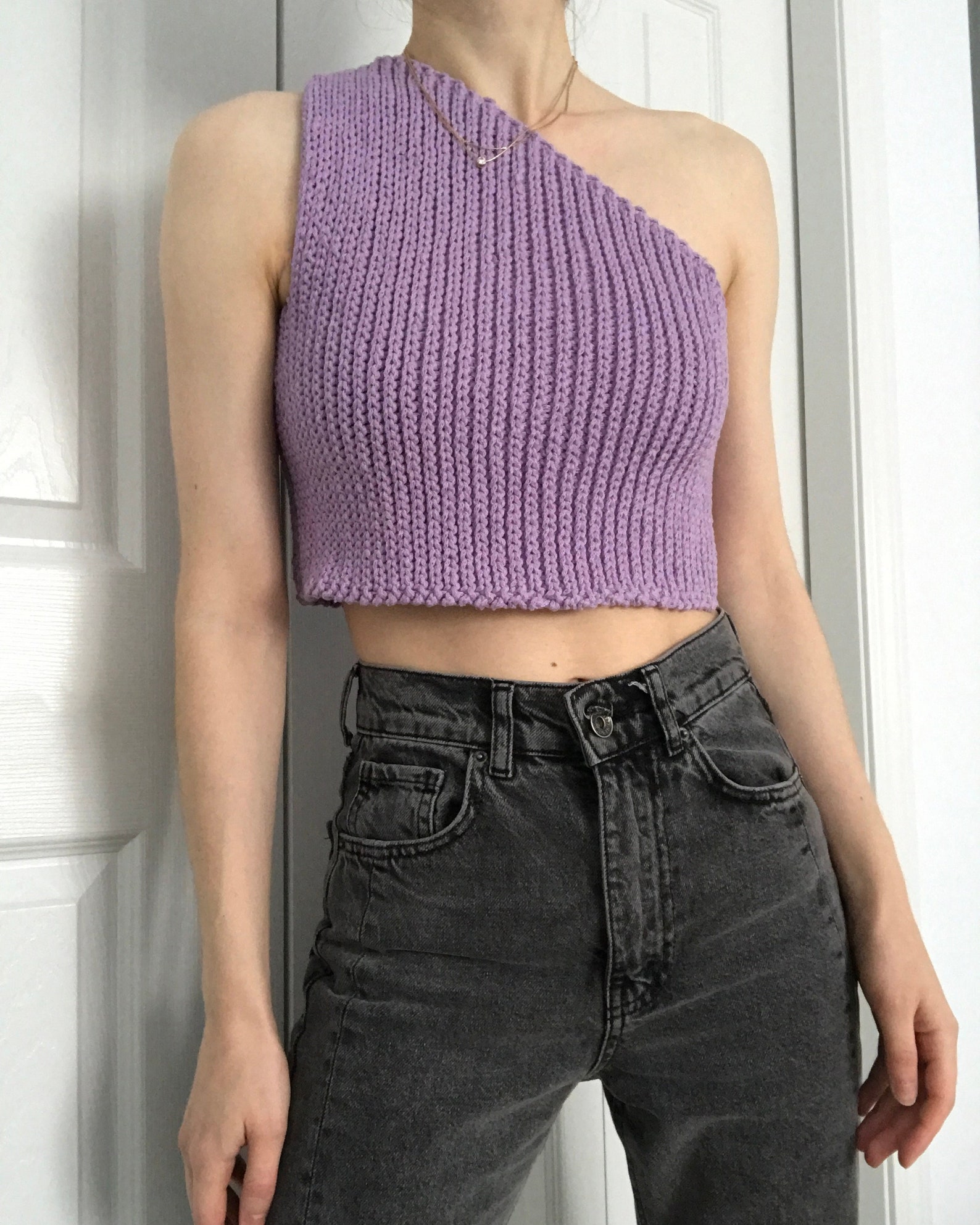 Crochet One Strap Top Pattern Crochet One Shoulder Top - Etsy
