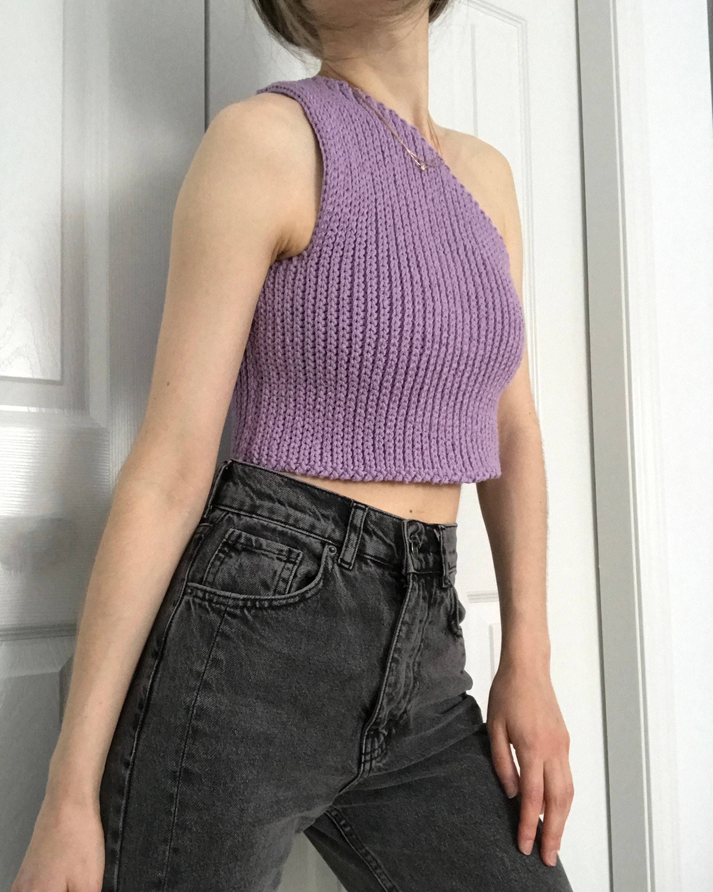 Crochet One Strap Top Pattern Crochet One Shoulder Top - Etsy