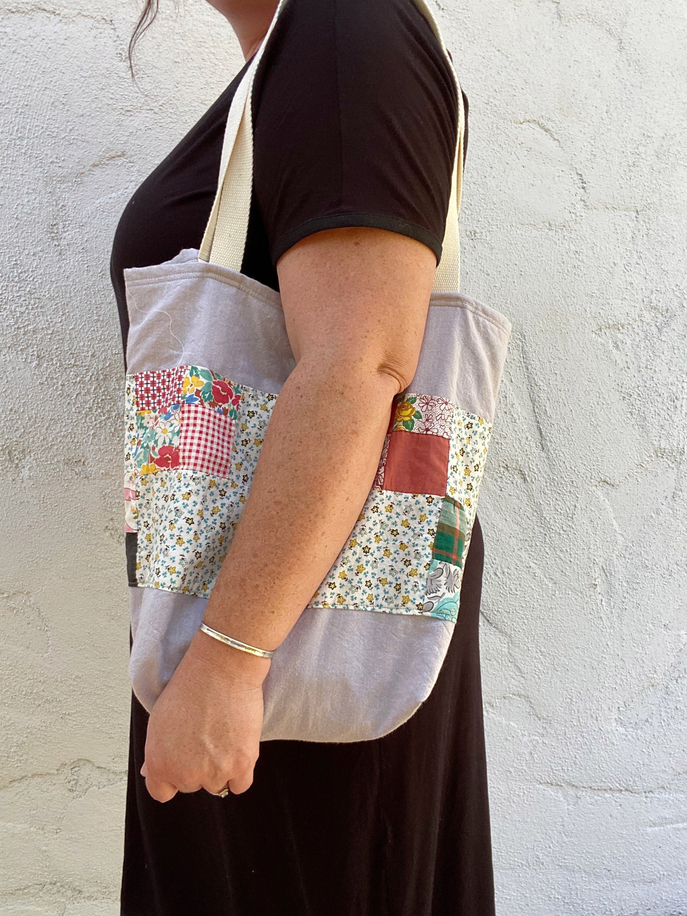 Handmade Tote Bag, Vintage, Purse, Gift, Upcycle, Eco Friendly, BOHO ...