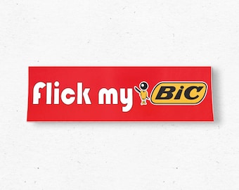 Flick My Bic - Etsy