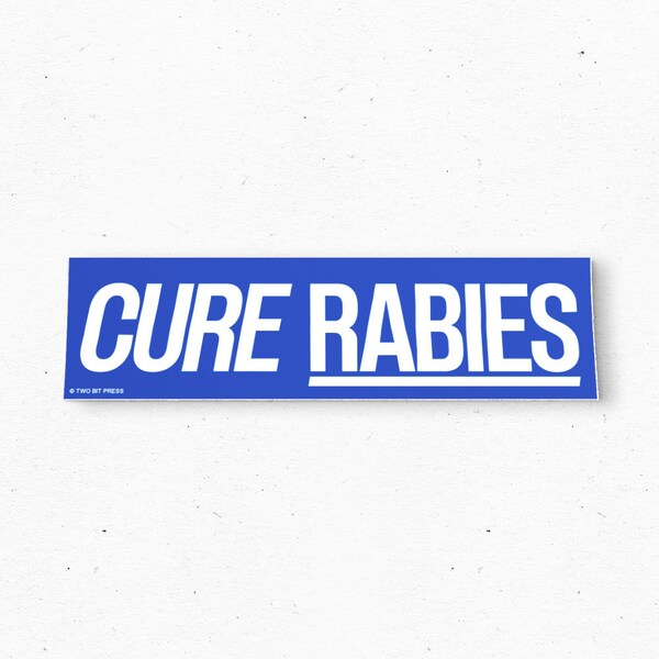 Rabies Car Decal - Etsy