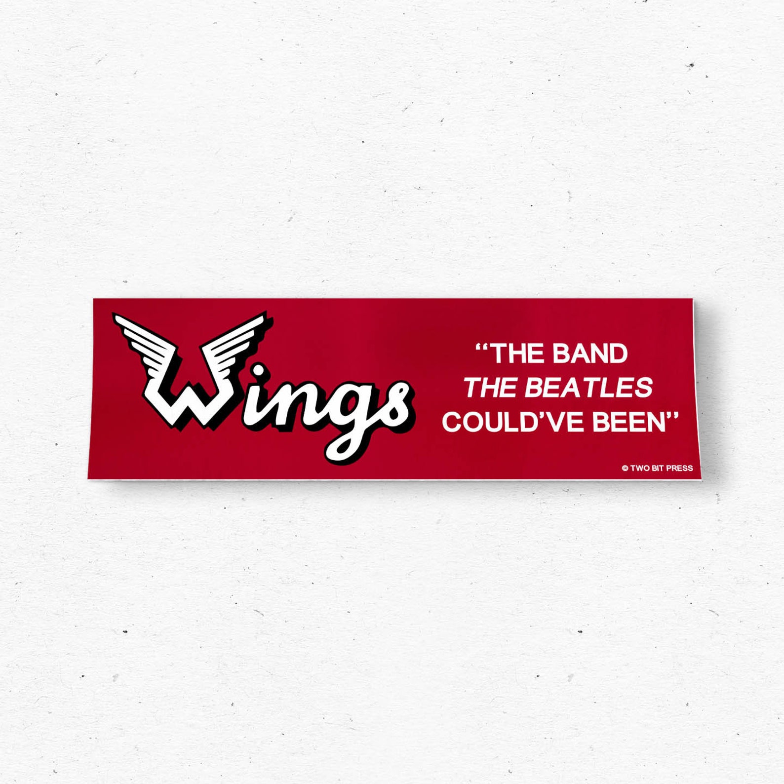 Wings the Beatles Bumper Sticker Funny Vintage Style Vinyl - Etsy