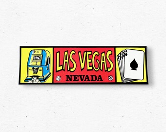 Las Vegas Bumper Sticker - Etsy