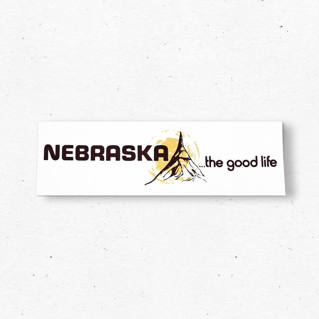 The Good Life NEBRASKA Bumper Sticker Tourism USA Vintage - Etsy