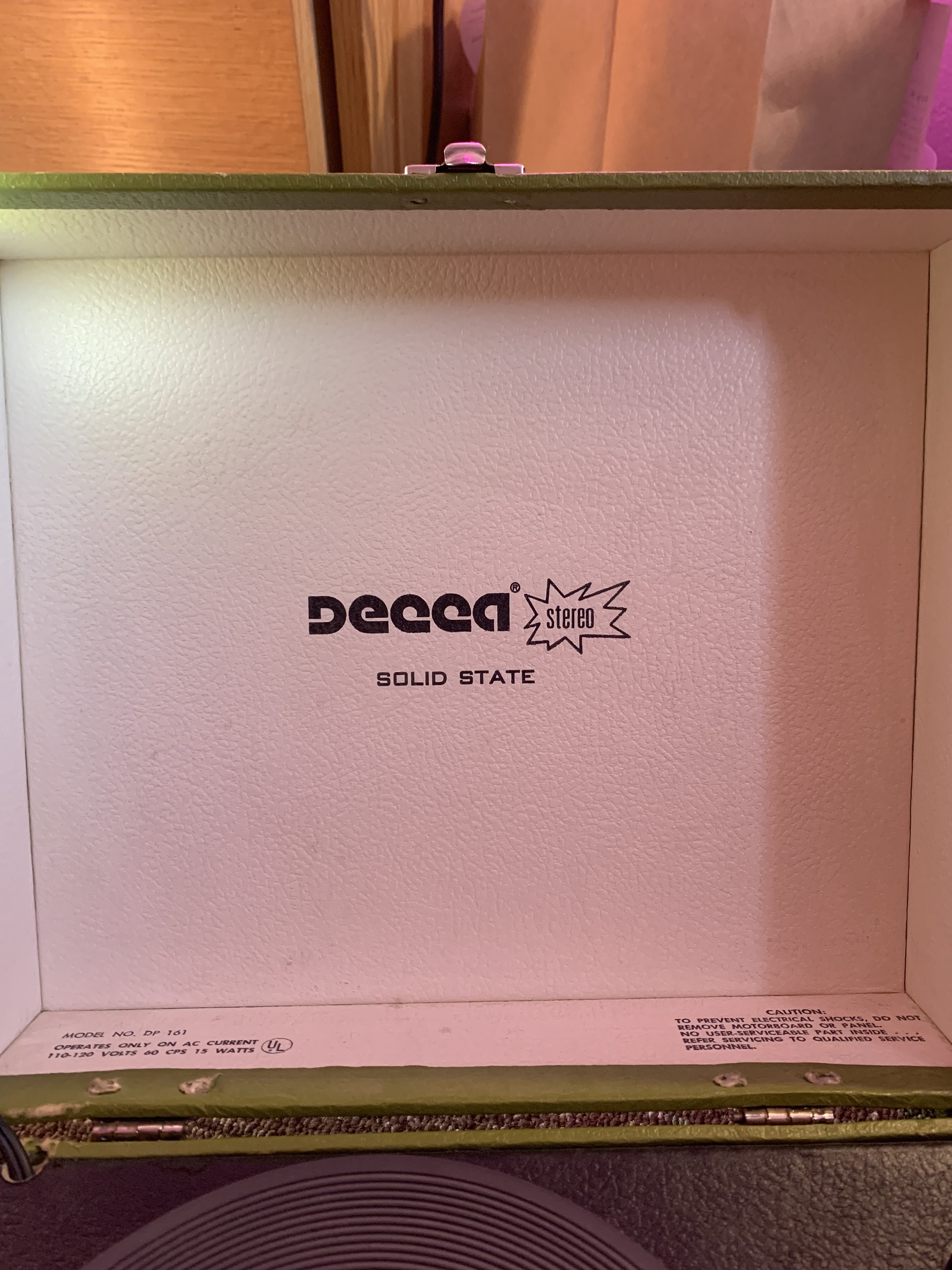 Vintage Light Green Decca Solid State Portable Record Player Model No. DP 161 - Etsy