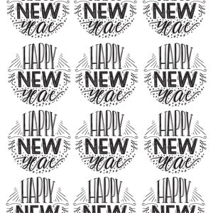 New Year's Tags, New Years Tags, Printables, New Year's Favor Tags, New ...