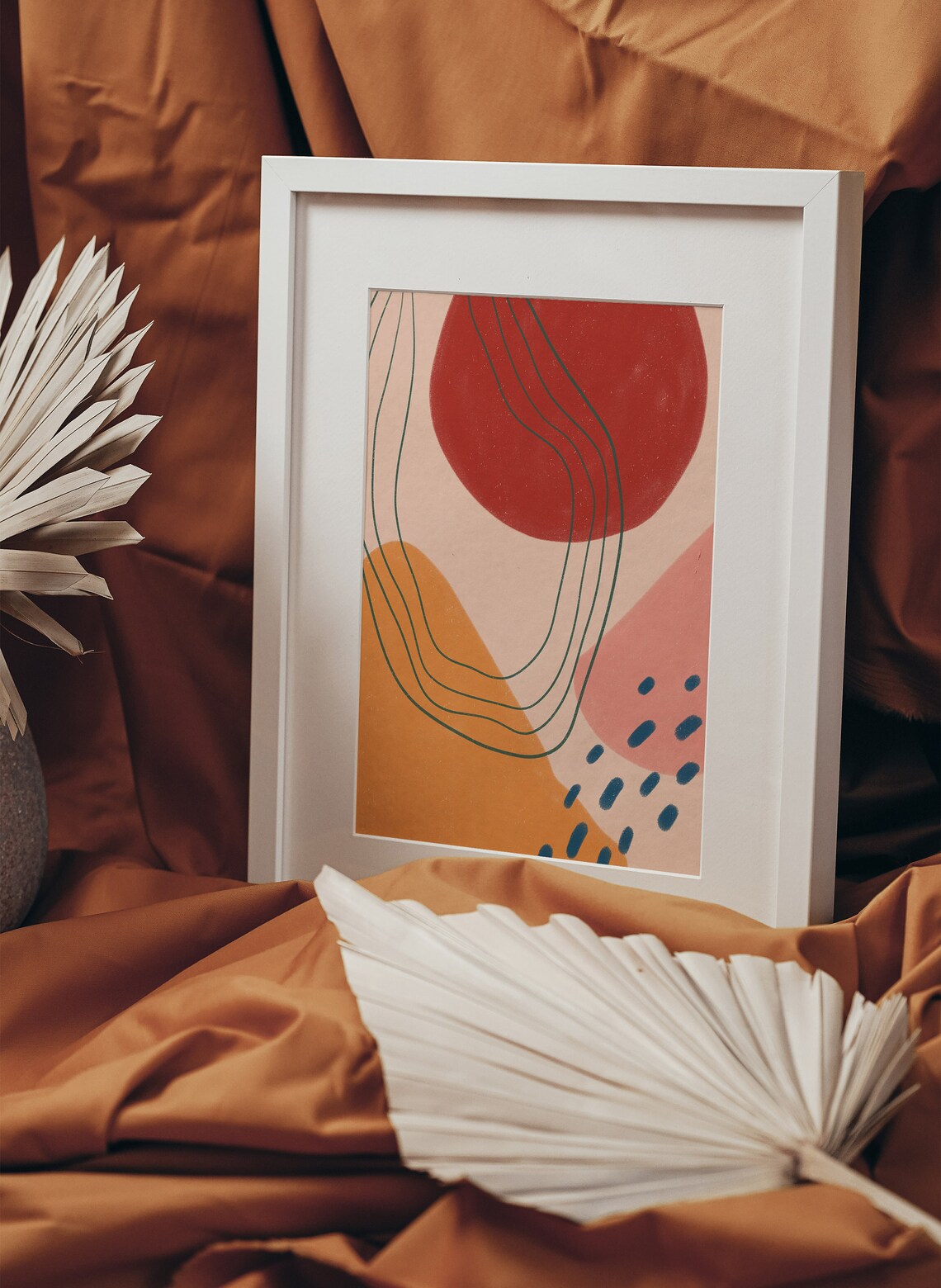 Earthy Tones Printable, Abstract Shapes 22 A Print, Modern Bohemian ...