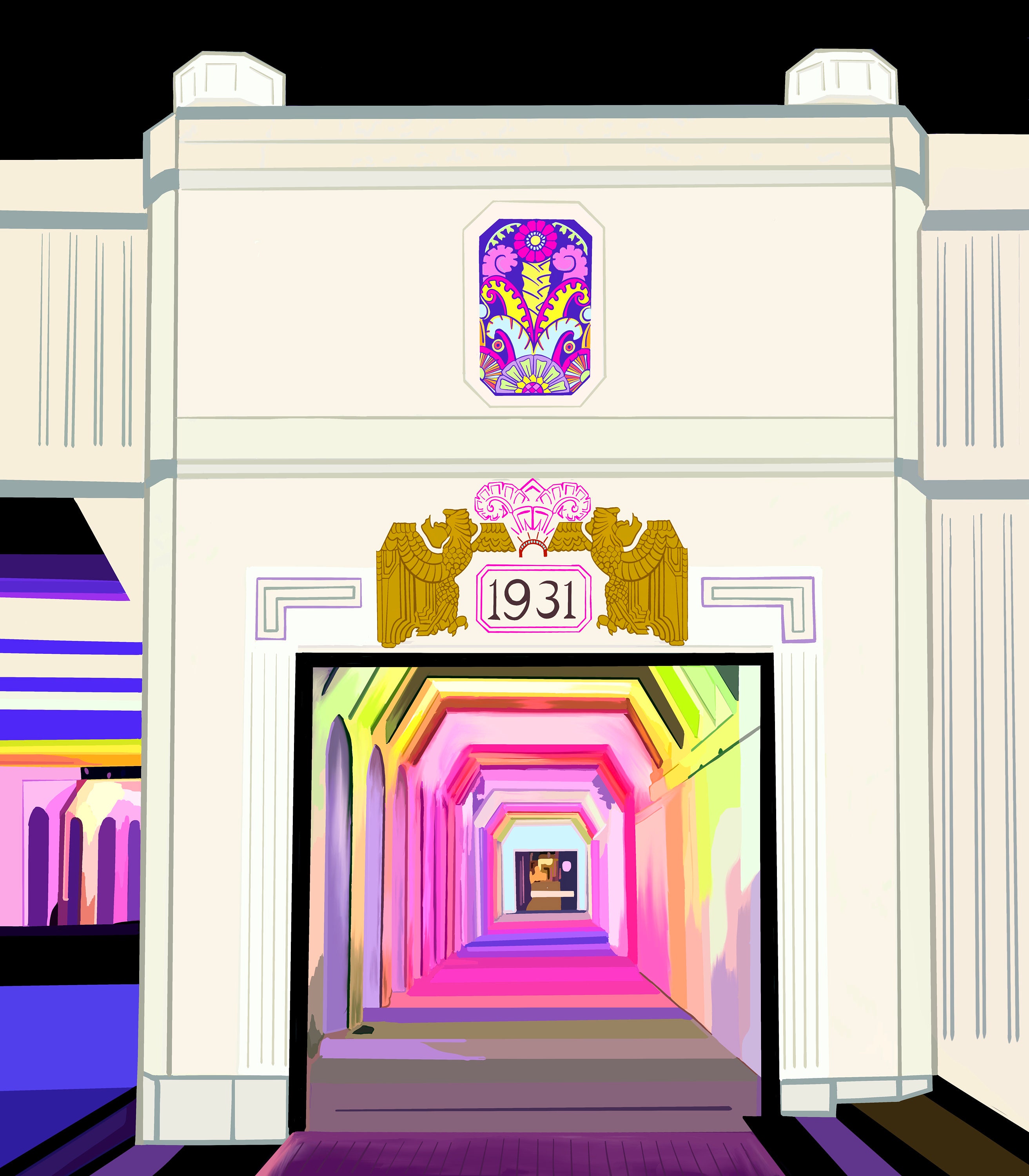 The Rainbow Tunnel Birmingham, Alabama Print, Birmingham, Alabama Art ...