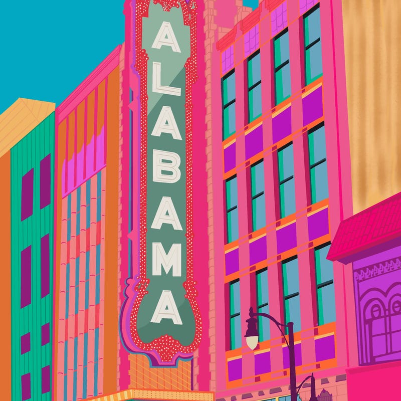 Alabama Theatre Art - Etsy