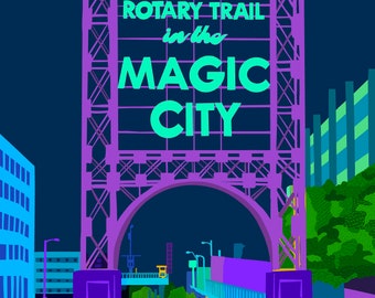 Magic City, Birmingham Rotary Trail, Alabama Art, Alabama Decor, Sign ...