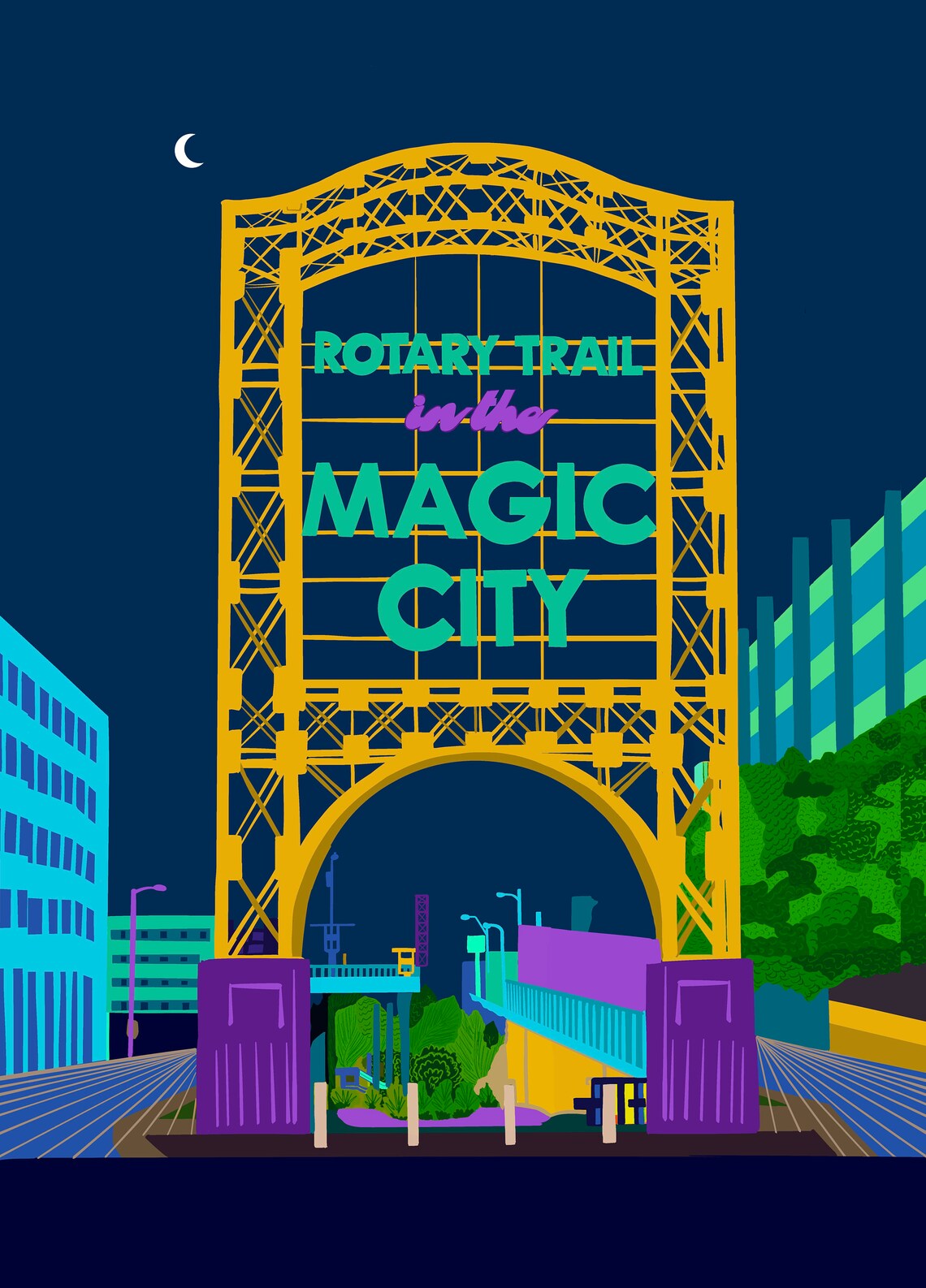 Magic City Yellow, Birmingham Rotary Trail, Alabama Art, Alabama Decor ...