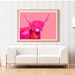 Harry Heffer Highland Cow Print, Scottish Cow, Farm Animal Print ...