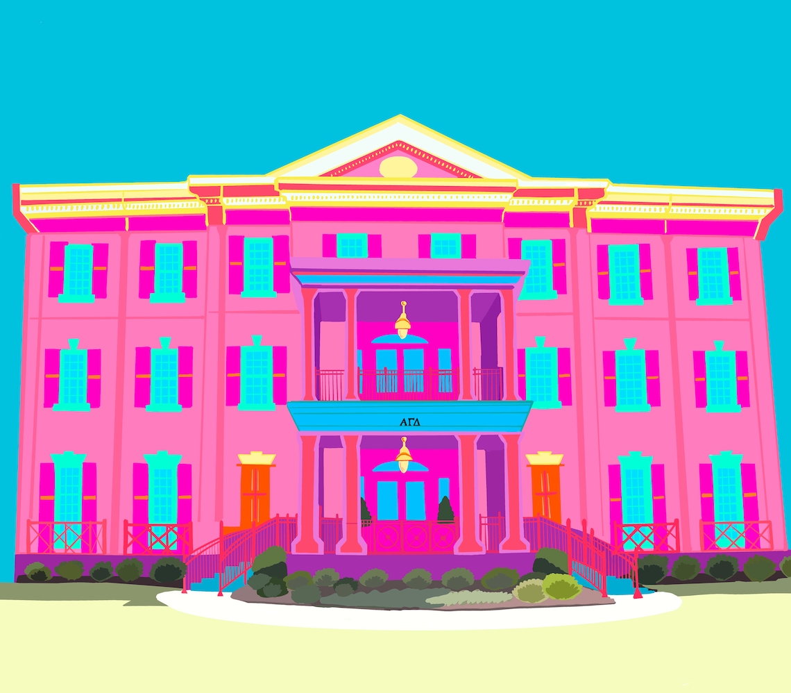 University of Alabama Alpha Gamma Delta House,tuscaloosa Alabama ...