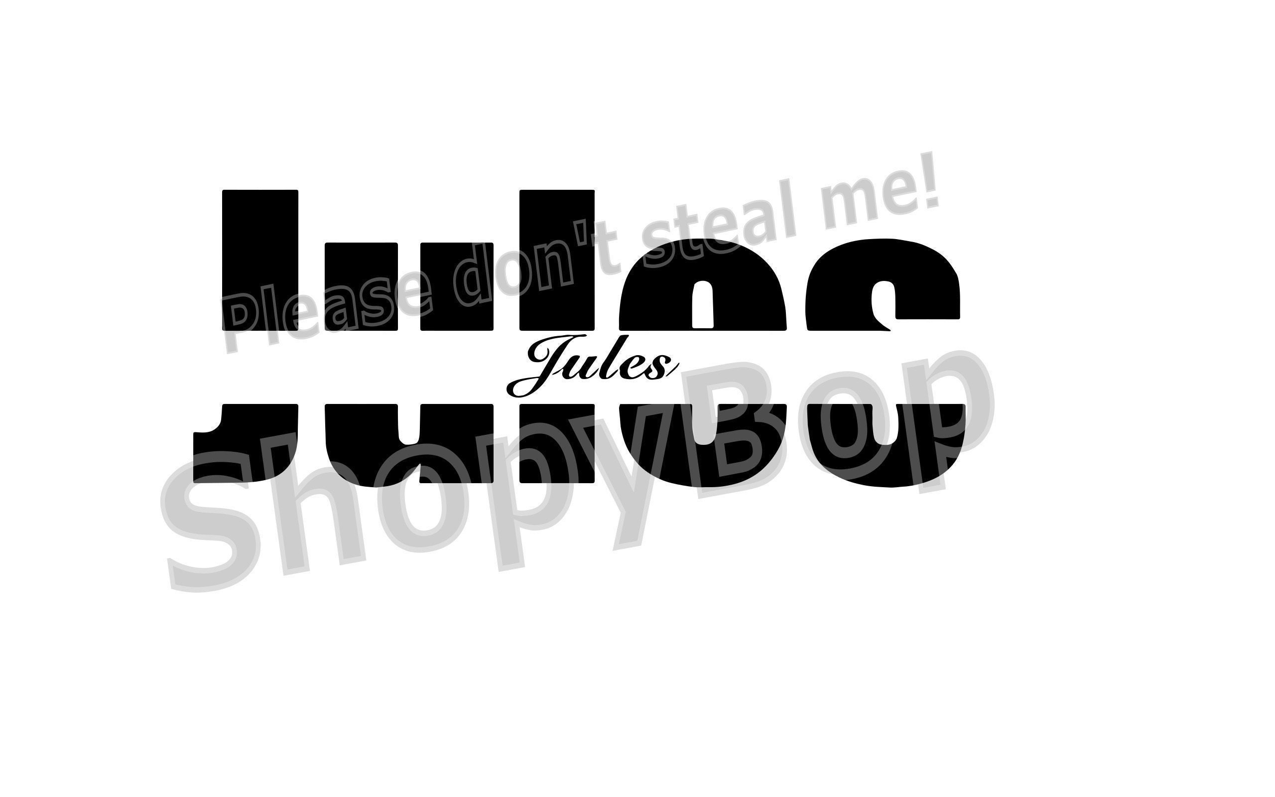 Jules Name Png, Svg, Dxf, and Jpeg Files. - Etsy