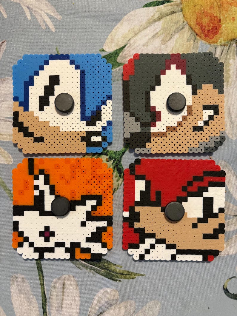 Sonic the Hedgehog Face Magnets - Etsy