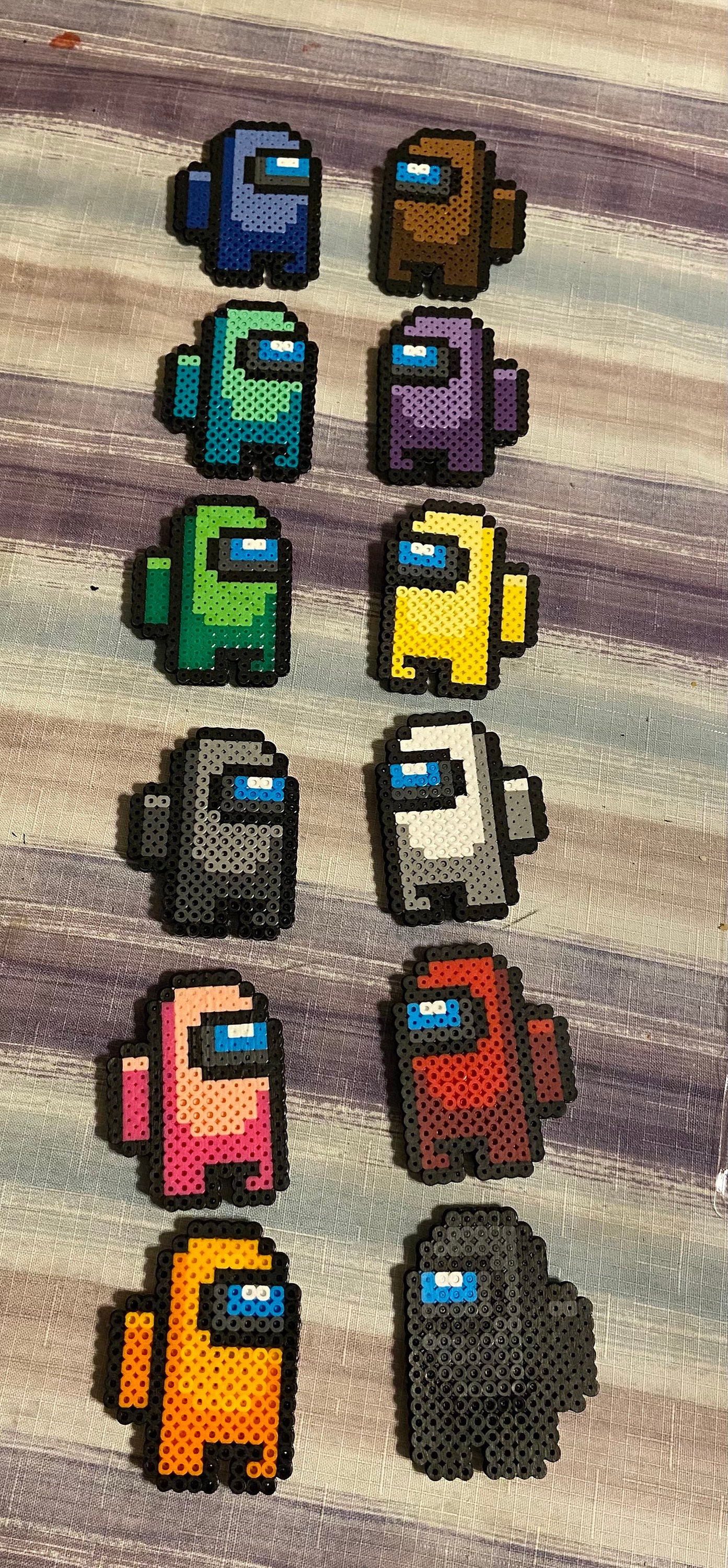 Among Us Perler Bead Magnets - Etsy