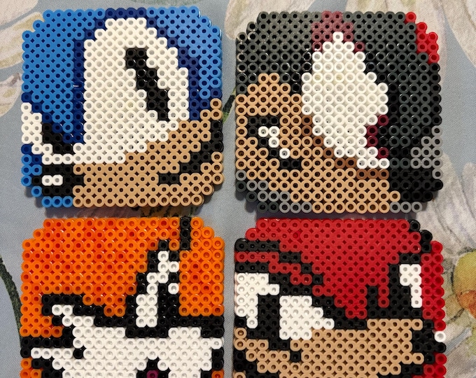 Sonic the Hedgehog - Shadow Perler Bead Magnet - Etsy Canada