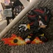 Sonic the Hedgehog - Shadow With Flames Magnet - Etsy