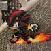 Sonic the Hedgehog - Shadow With Flames Magnet - Etsy