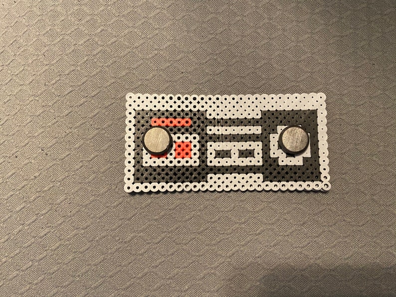 Nintendo NES Classic Controller Perler Bead Magnet - Etsy