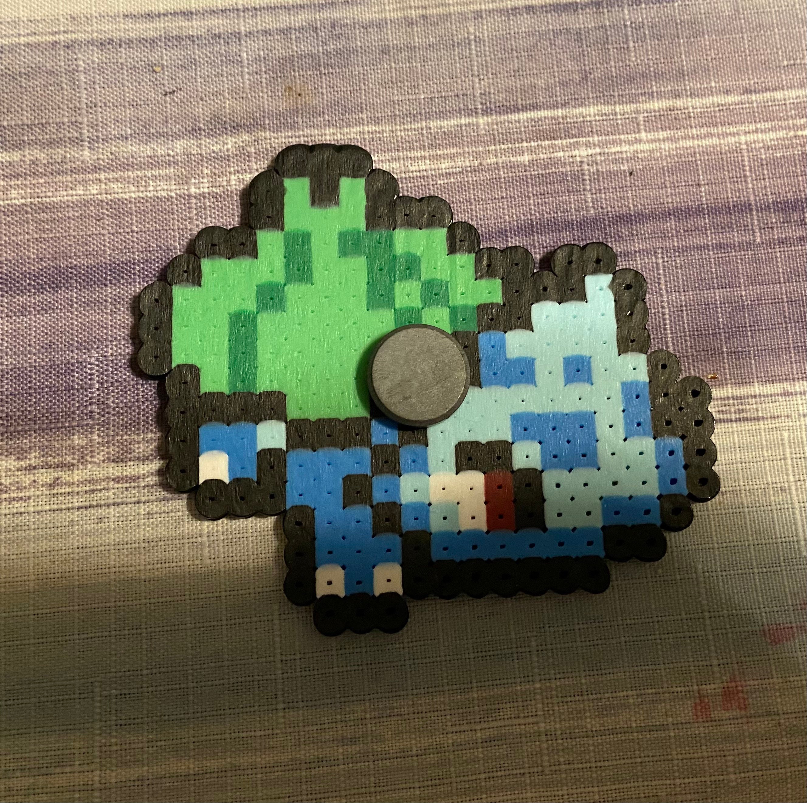 Pokémon Bulbasaur Perler Bead Magnet - Etsy