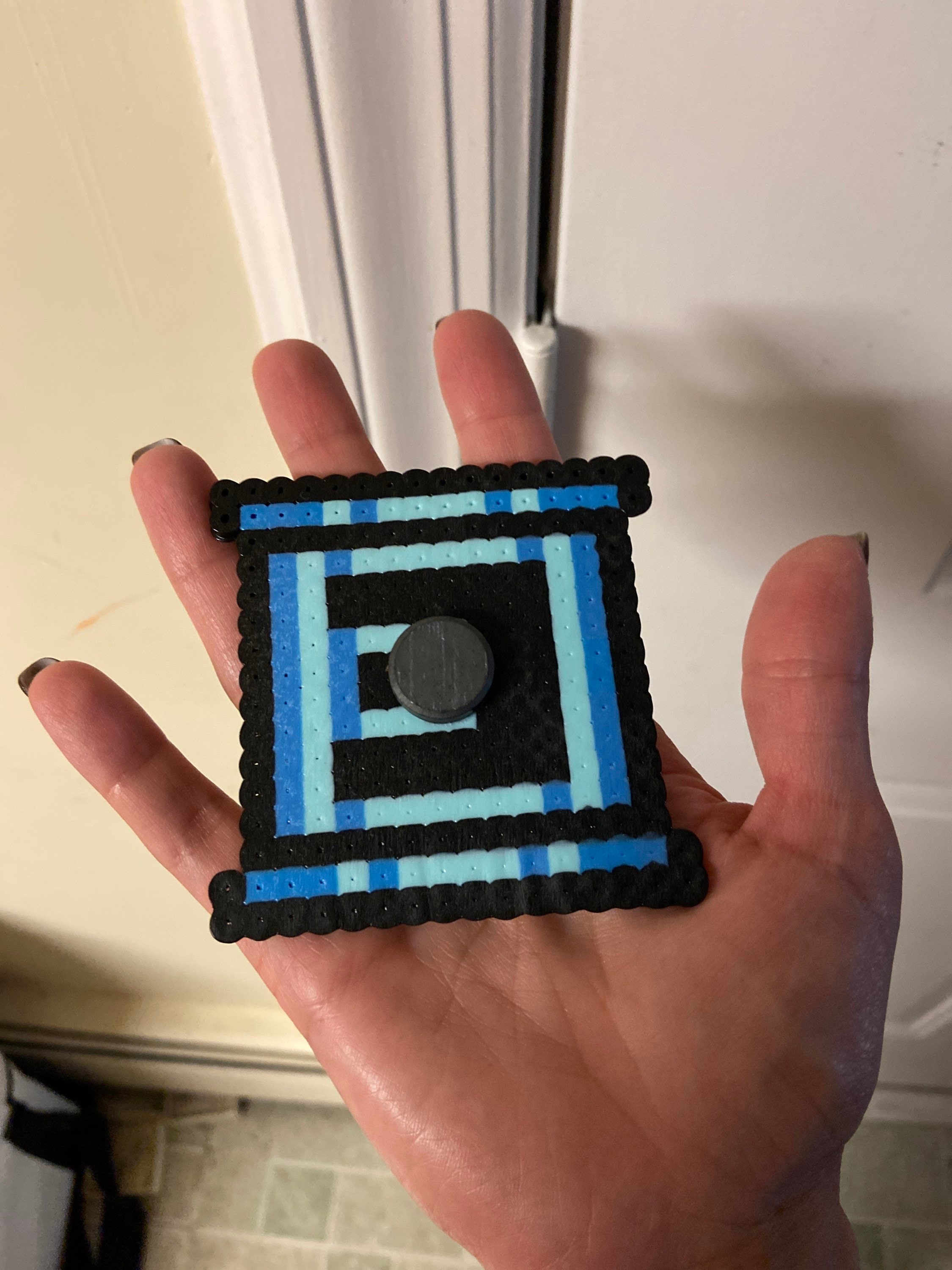 Megaman E-tank Perler Bead Magnet - Etsy