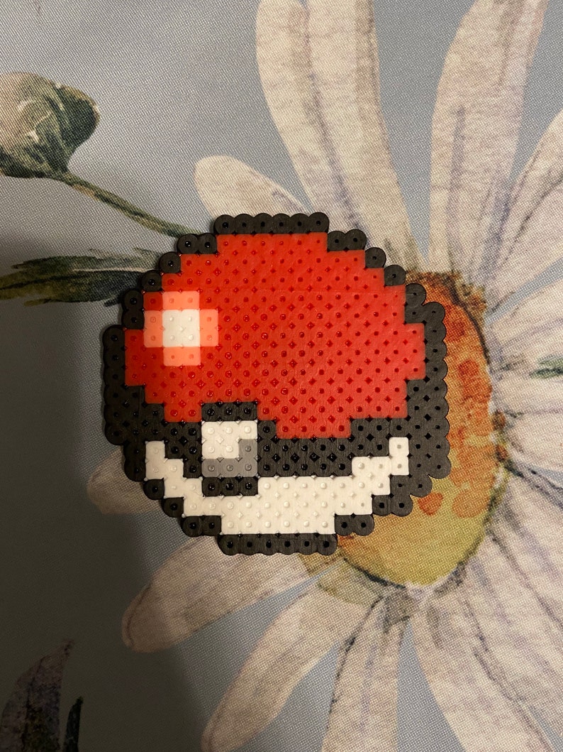 Pokémon Classic Pokeball Perler Bead Magnet - Etsy