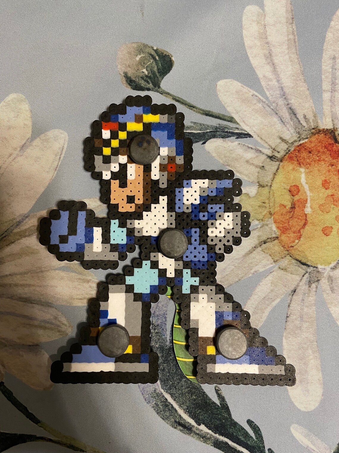 Megaman X - Perler Bead Magnet - Etsy