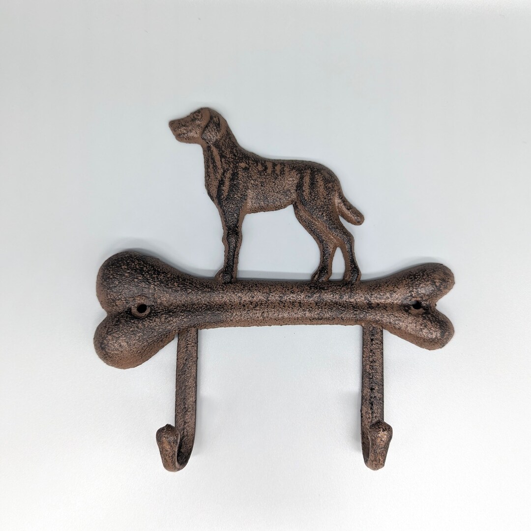 Dog Bone Cast Iron Key Rack Wall Hook , 18.5 X 18 Cm | Key Rack Hanger ...