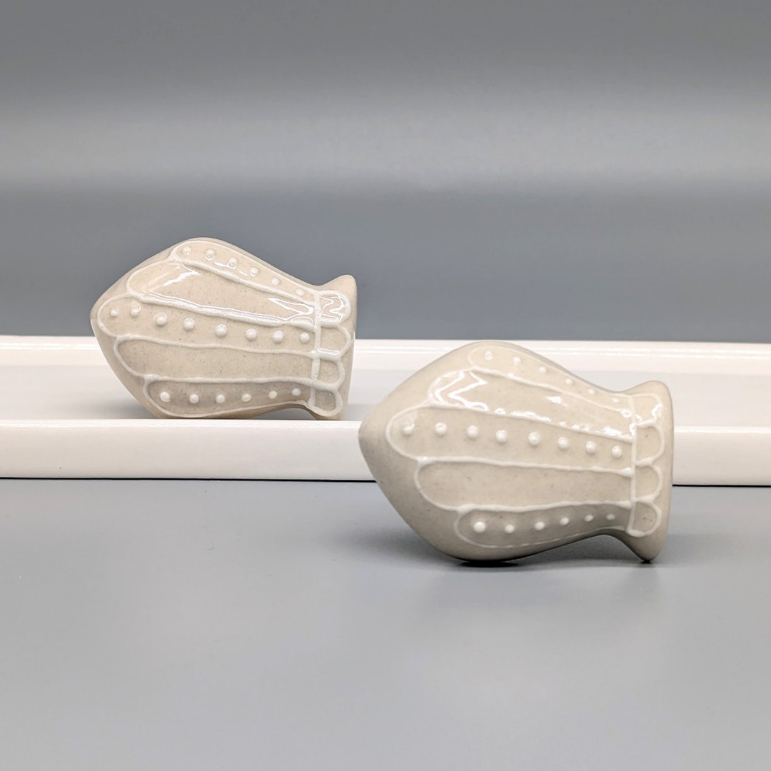 Cream Fish Ceramic Door Knob | Cabinet Knob | Fish Knob | Drawer Knob ...