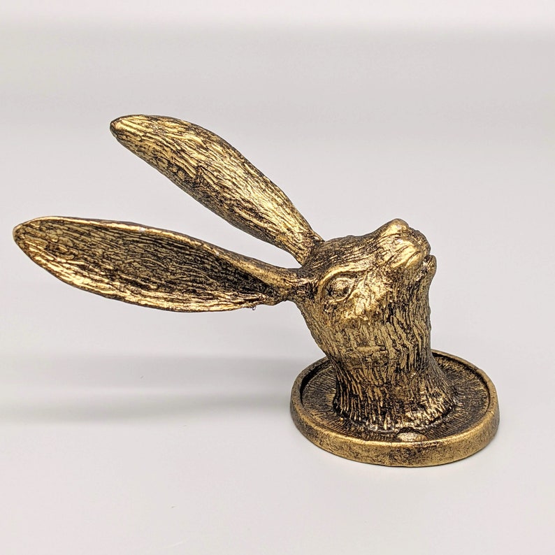 Distressed Gold Bunny Metal Wall Hook, 6 X 8 Cm Key Rack Hanger Hook ...