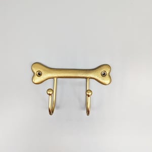 Golden Bone Metal Wall Hook | Key Rack Hanger | Hook | Dog Wall Decor ...