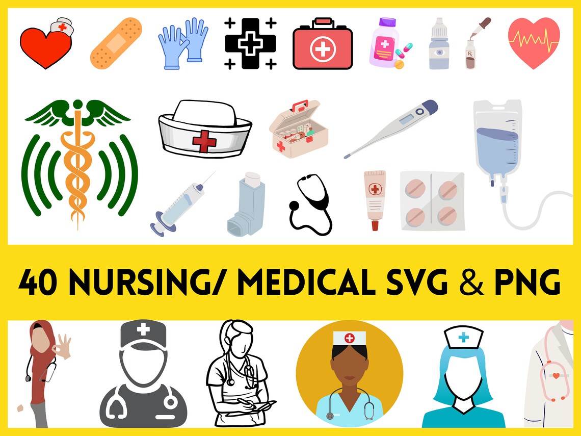 Nurse SVG Bundle Nursing and Medical Svg Bundle - Etsy
