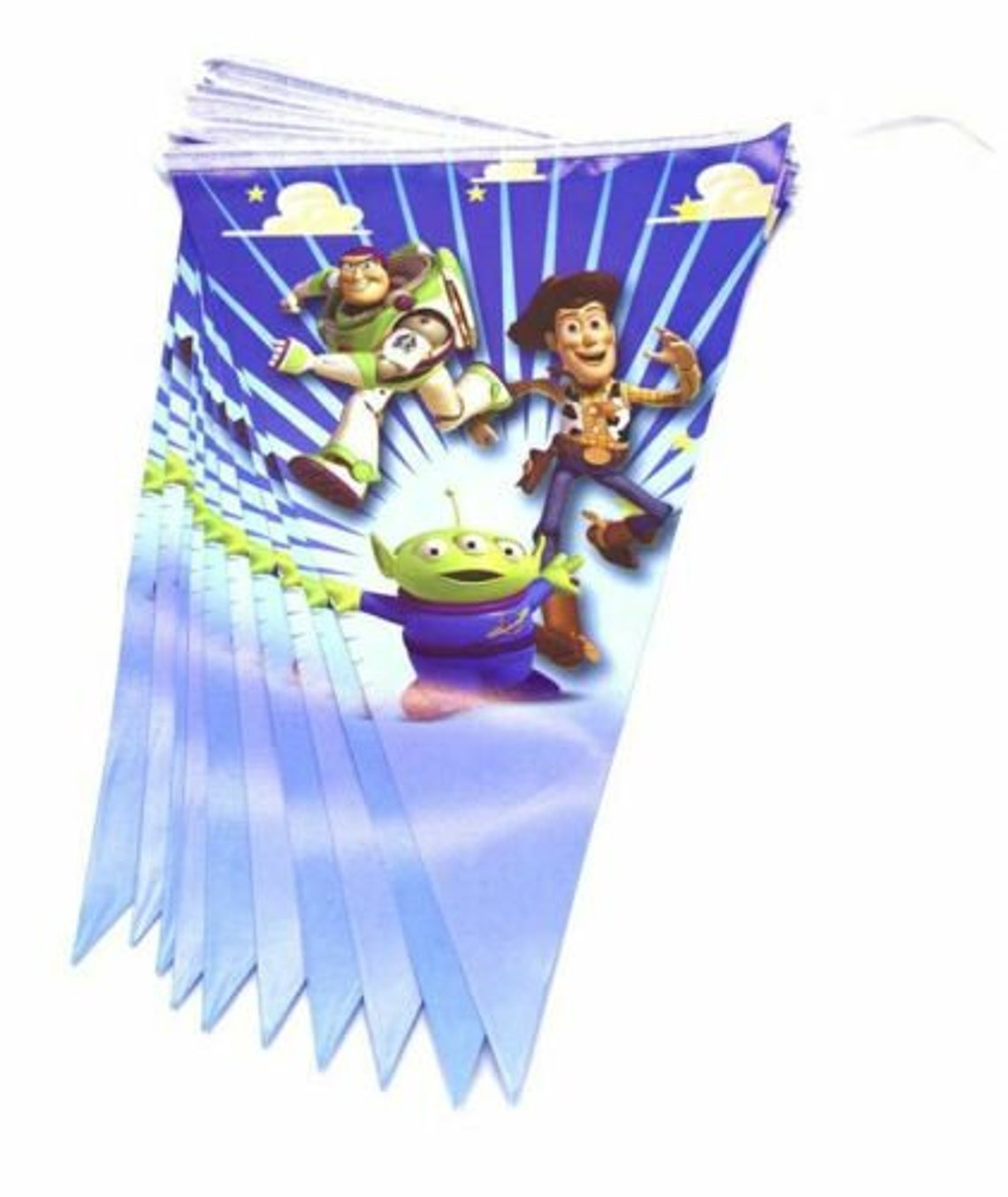 10 X Disney Toy Story Themed Flag Banner Bunting Children's Birthday ...