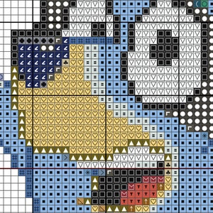 Flower Girls Easy Bluey Inspired Cross Stitch Pattern - Instant ...